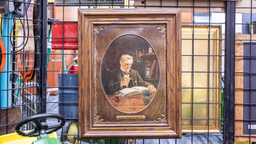 Carter's Ink Single-Sided Embossed Tin Sign at The World’s Largest Road ...