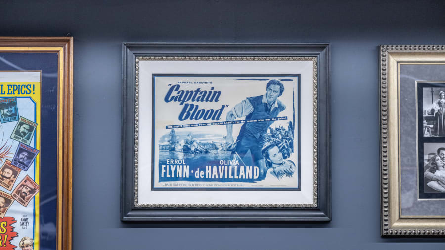 1935 "Captain Blood" Framed Movie Poster for Sale at Auction - Mecum ...