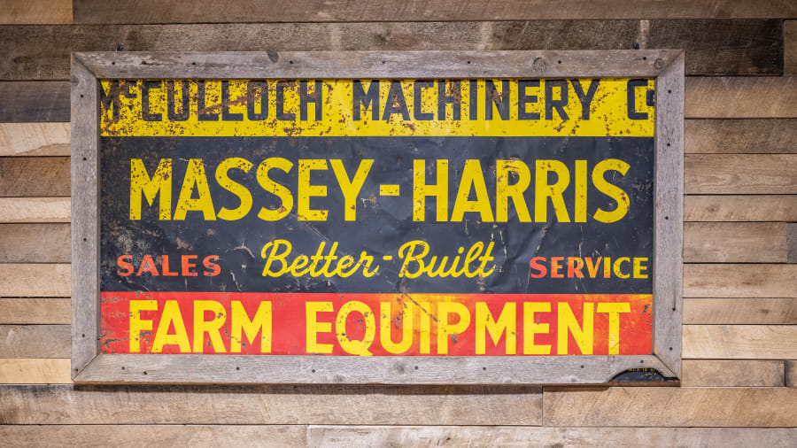 1947 Massey-Harris Single-Sided Tin Sign for Sale at Auction - Mecum ...
