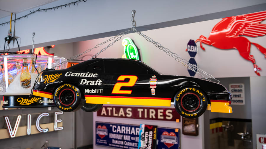 Miller Genuine Draft NASCAR Over Head Light at The World’s Largest Road ...