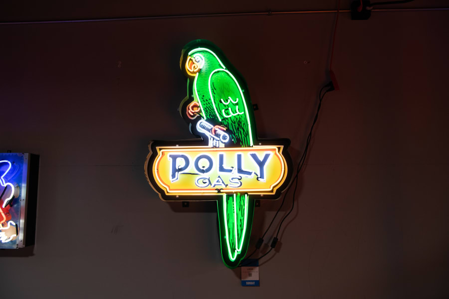 Polly gas Single-Sided Neon Sign for Sale at Auction - Mecum Auctions