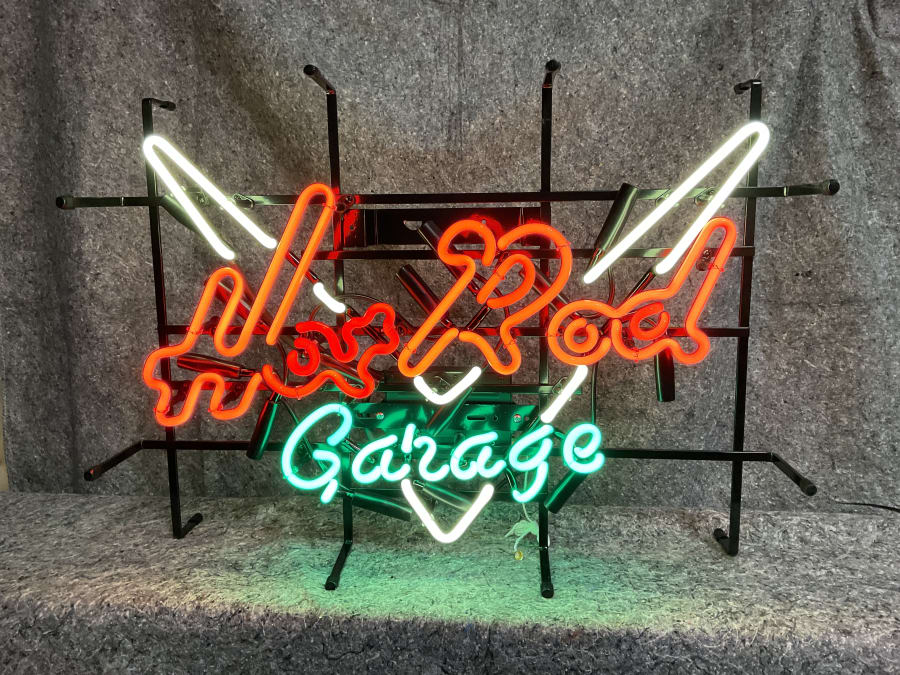 Hot Rod Garage Neon Sign