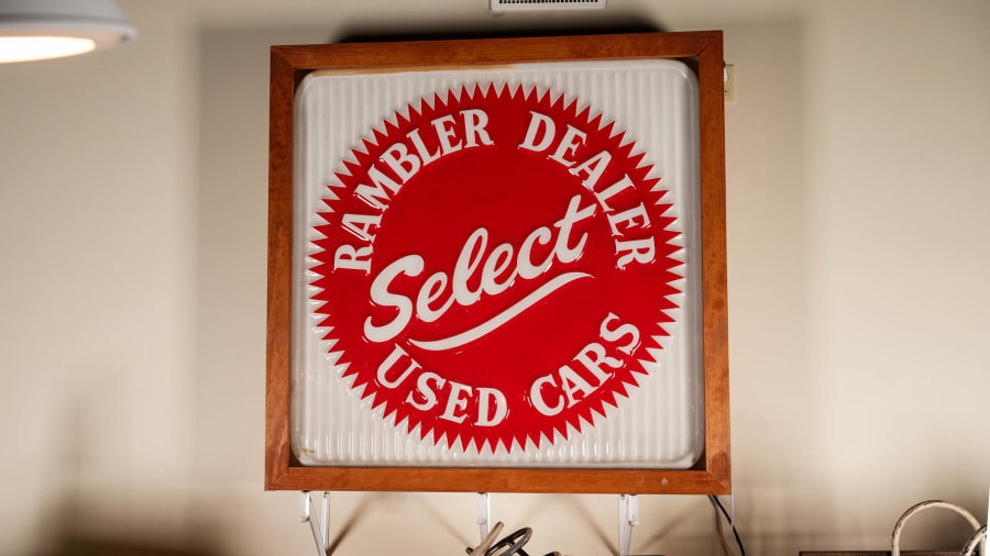 Rambler Used Cars Single-Sided Plastic Light-Up Dealership Sign at From ...