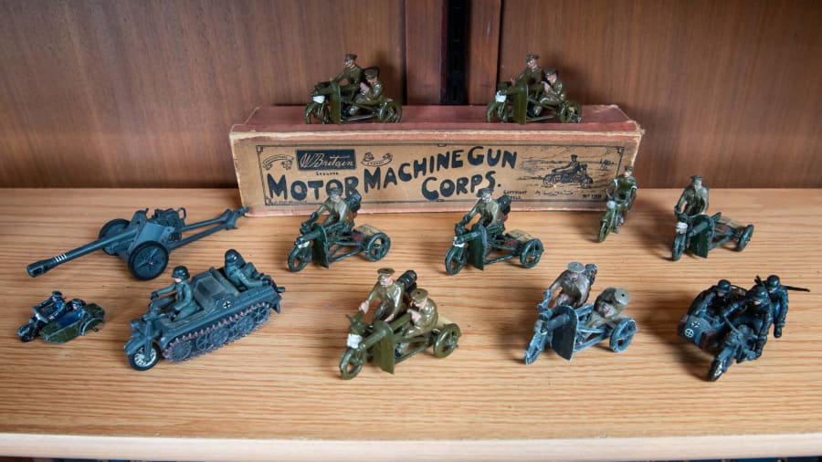 1930s Motor Machine Gun Corps. No. 199 Toy Set, Lot of 12 for Sale at ...