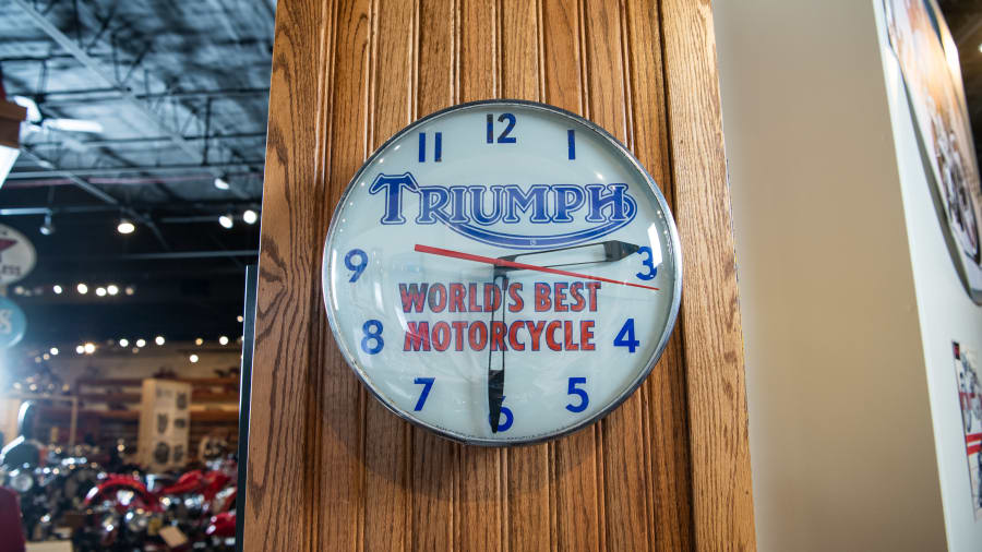Triumph Pam Clock for Sale at Auction - Mecum Auctions