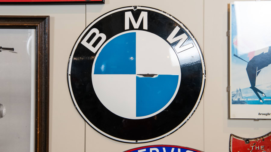 BMW SIngle-Sided Porcelain Sign for Sale at Auction - Mecum Auctions