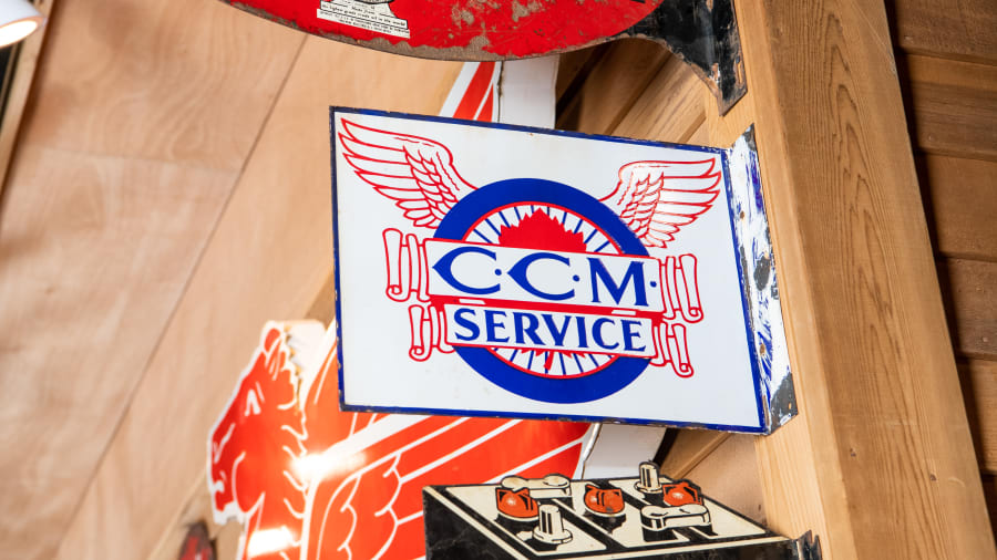 CCM Service Porcelain Flange Sign for Sale at Auction - Mecum Auctions