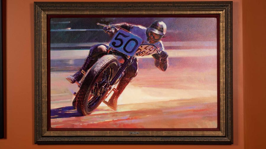 "Goggles Down" Framed Painting by Tom Fritz for Sale at Auction - Mecum ...