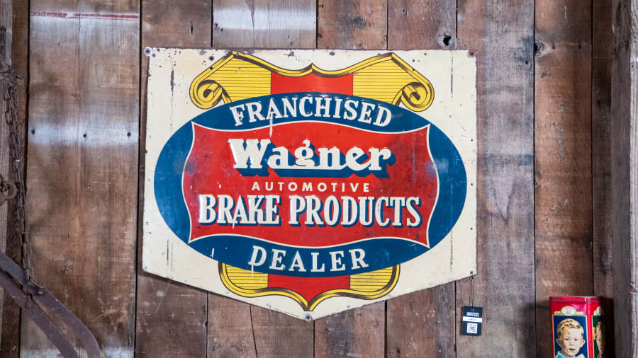 Wagner Brake Products Single-Sided Embossed Tin Sign for Sale at ...