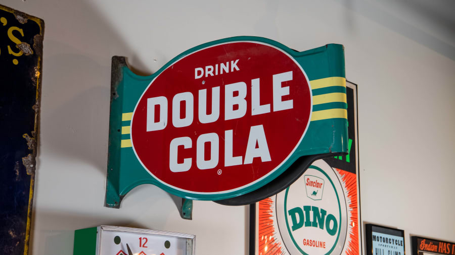 Double Cola Double-Sided Tin Sign for Sale at Auction - Mecum Auctions