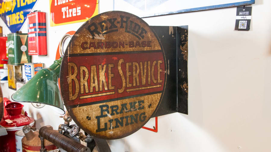 Rex-Hide Brake Service Tin Flange Sign for Sale at Auction - Mecum Auctions