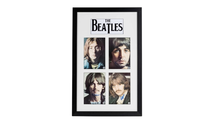 The Beatles Autographed White Album Insert Photographs for Sale at ...
