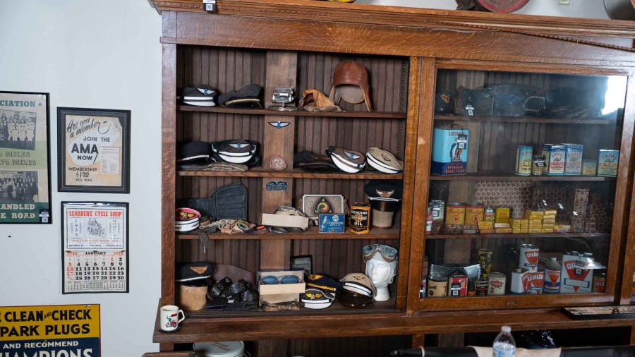 Motorcycle Hats, Gloves, Goggles and Memorabilia, Lot of 43 at From the ...