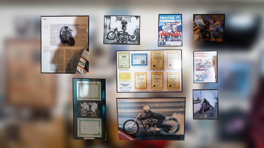 Motorcycle Racing Framed Memorabilia, Lot of 9 for Sale at Auction ...