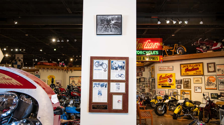 Indian Motorcycle Rod and Reel and Ads, Lot of 3 for Sale at Auction ...