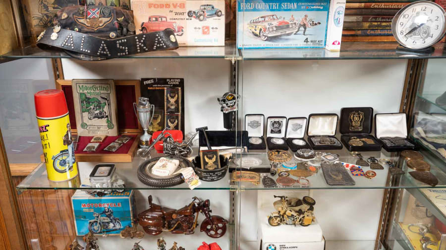 Assorted Motorcycle Memorabilia, Lot of 49 at From the John Parham ...