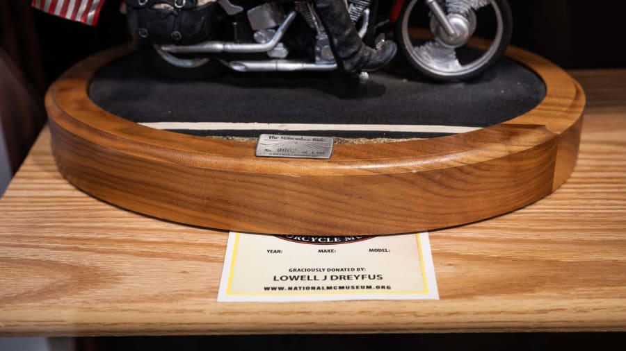 1993 Harley-Davidson The Milwaukee Ride Statue at From the John Parham ...