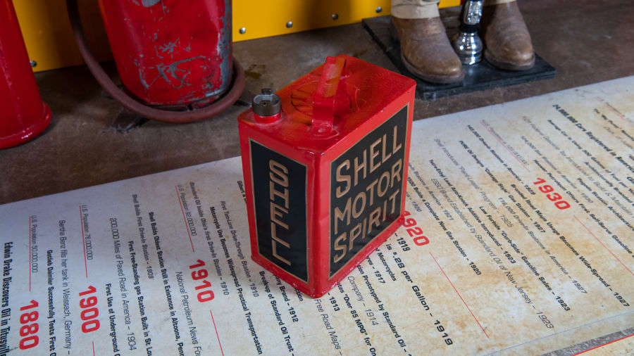 Shell Motor Spirit Can