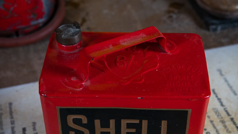 Shell Motor Spirit Can