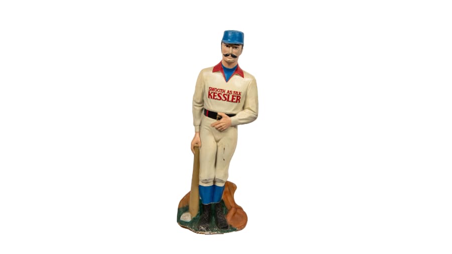 1950s Kessler Whiskey Baseball Player Statue for Sale at Auction ...