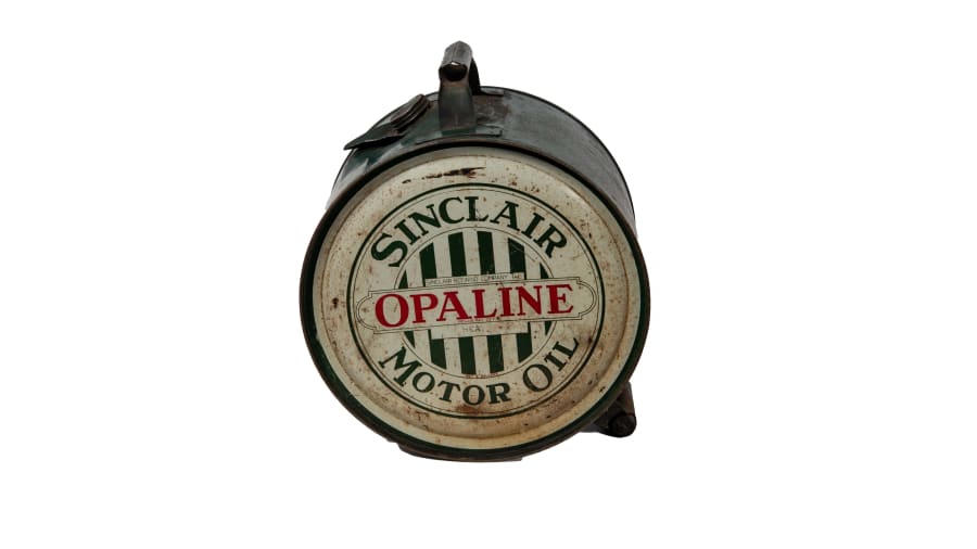 1920s Sinclair Opaline 5 Gallon Rocker Oil Can for Sale at Auction ...