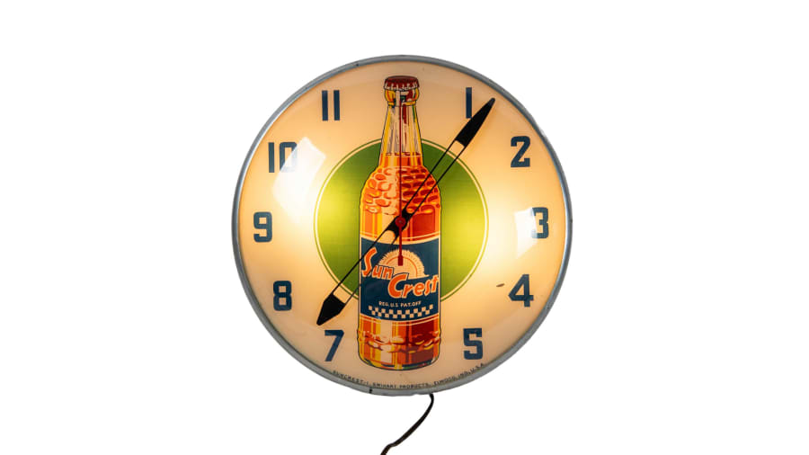 Sun Crest Soda Lighted Clock for Sale at Auction - Mecum Auctions
