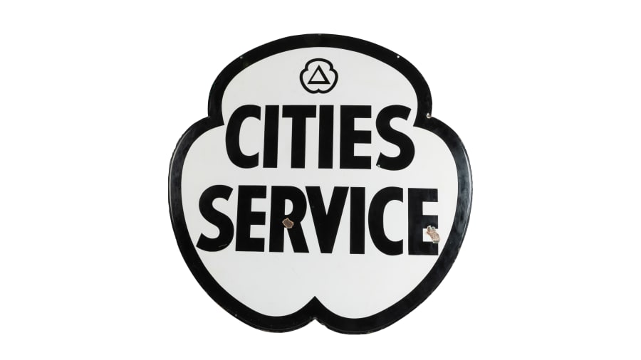 Cities Service Double-Sided Porcelain Sign for Sale at Auction - Mecum ...