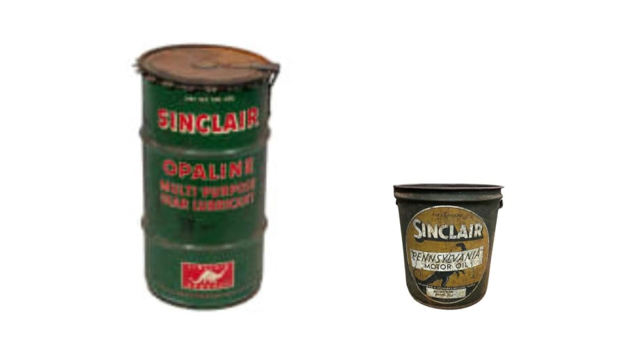 Sinclair Oil Drum and Grease Bucket for Sale at Auction - Mecum Auctions