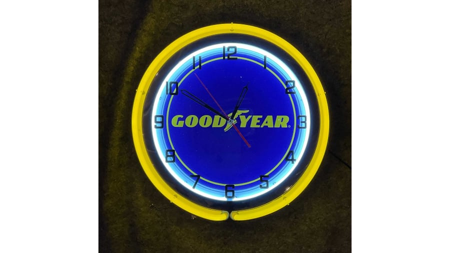 Goodyear Neon Clock for Sale at Auction - Mecum Auctions