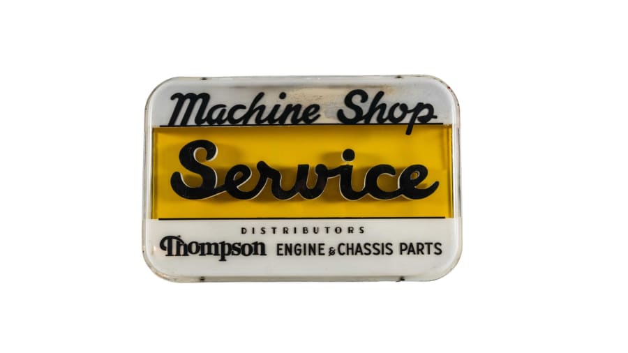 Machine Shop Service Single-Sided Lighted Plastic Sign at Kissimmee ...