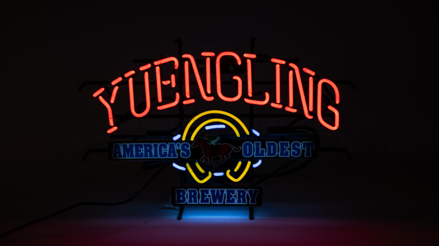 2012 Yuengling Single-Sided Neon Window Sign for Sale at Auction ...