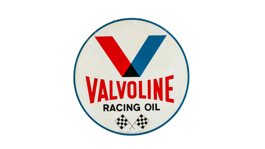 1968 Valvoline Racing Oil Double-Sided Tin Sign for Sale at Auction ...