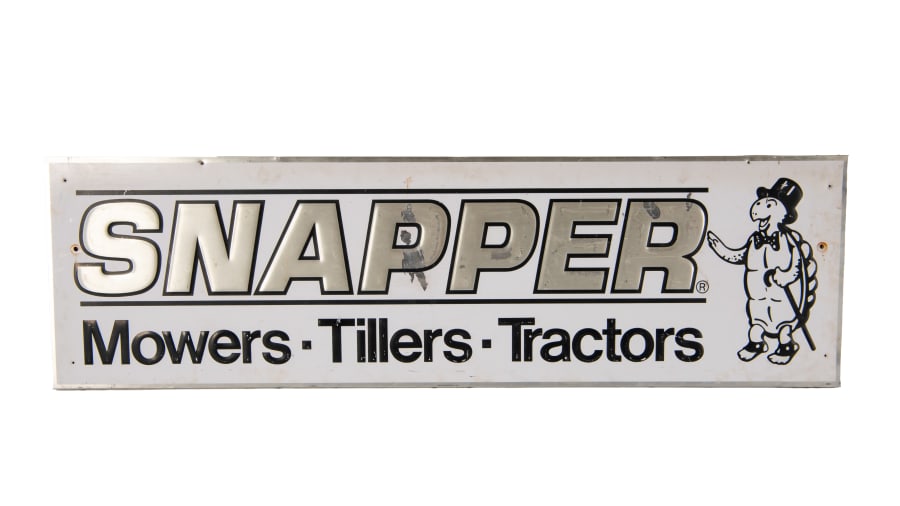 Snapper Single-Sided Embossed Tin Sign for Sale at Auction - Mecum Auctions
