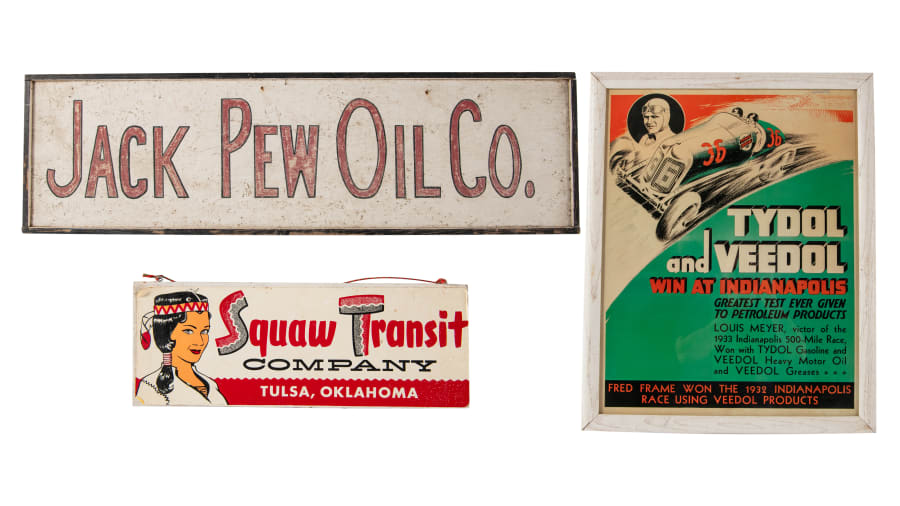 Assorted Oil Single-Sided Signs, Lot of 3 for Sale at Auction - Mecum ...