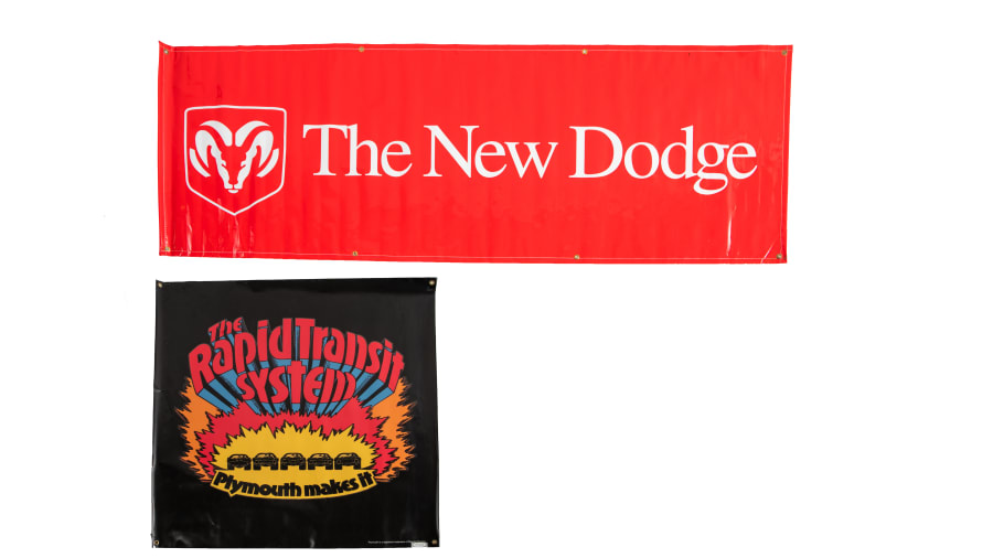 The New Dodge and Rapid Transit Banners, Lot of 2 for Sale at Auction ...