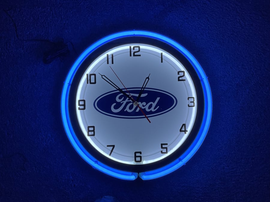 Ford Neon Clock for Sale at Auction - Mecum Auctions
