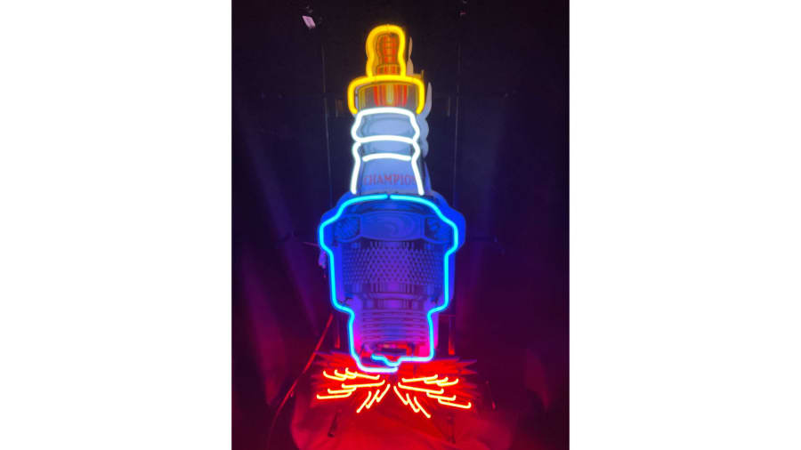 Champion Spark Plugs Single-Sided Neon Sign for Sale at Auction - Mecum ...