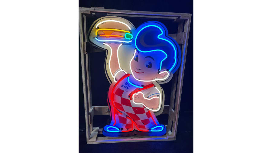 Bob's Big Boy Single-Sided Neon Sign for Sale at Auction - Mecum Auctions