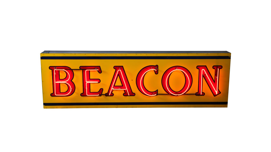 Beacon Single-Sided Porcelain Neon Sign for Sale at Auction - Mecum ...