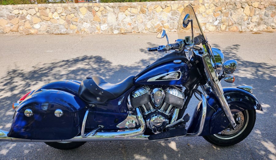 2014 Indian Chief Vintage Springfield Blue for Sale at Auction - Mecum ...