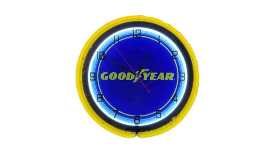 Goodyear Neon Clock for Sale at Auction - Mecum Auctions
