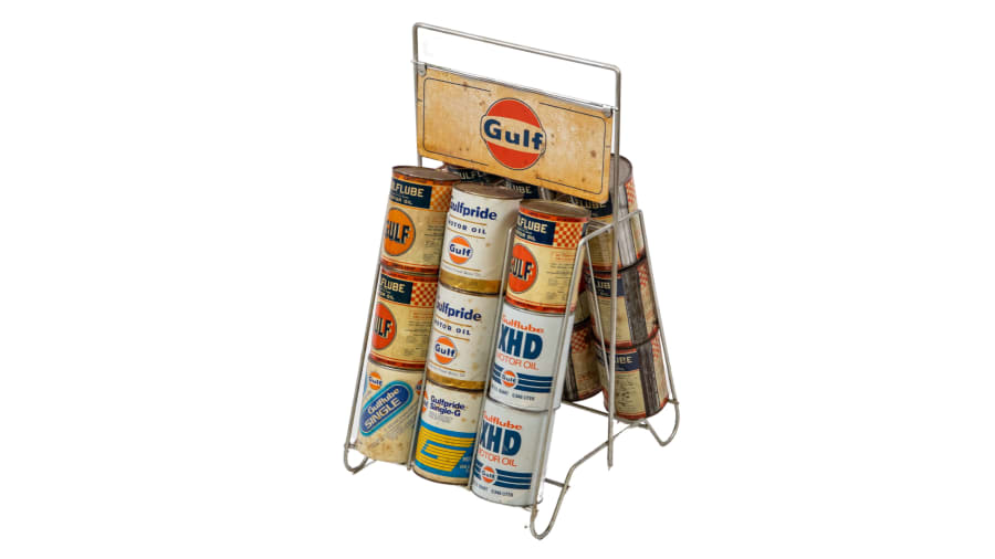 Gulf Oil Can Display Rack for Sale at Auction - Mecum Auctions