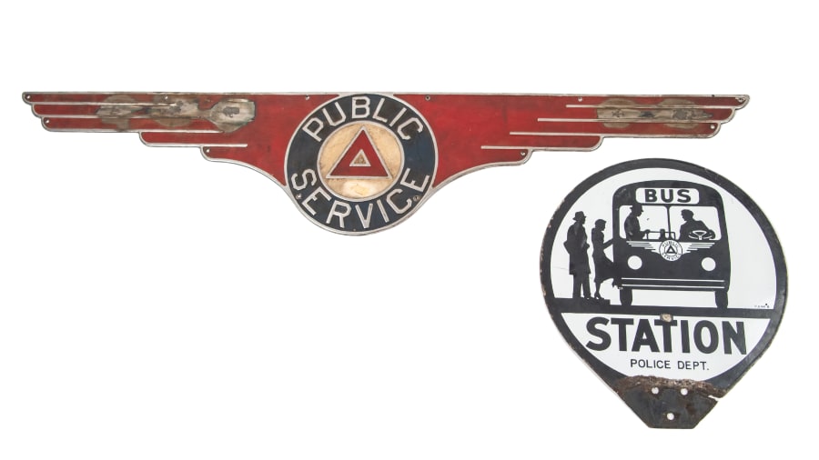 Public Service Signs, Lot of 2 for Sale at Auction - Mecum Auctions