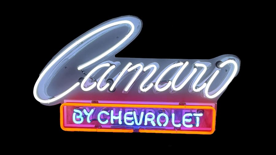 Camaro Single-Sided Neon Sign for Sale at Auction - Mecum Auctions