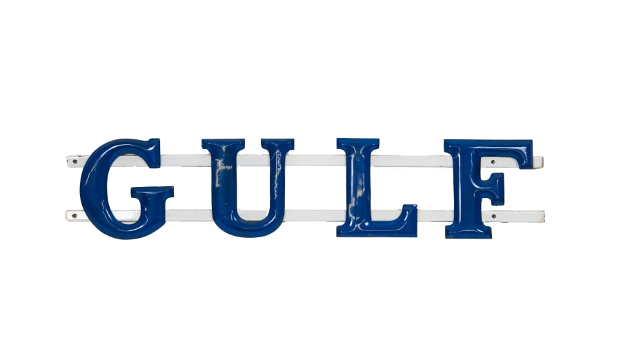 Gulf Single-Sided Porcelain Letters for Sale at Auction - Mecum Auctions