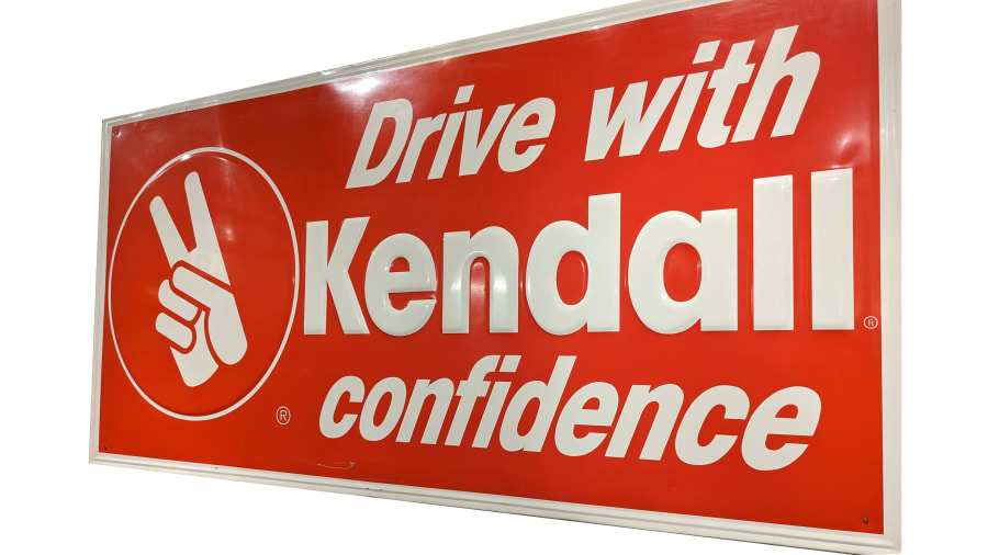 Kendall Single-Sided Tin Sign for Sale at Auction - Mecum Auctions