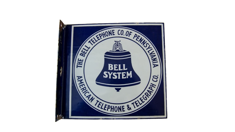 Bell System Telephone Porcelain Flange Sign for Sale at Auction - Mecum ...