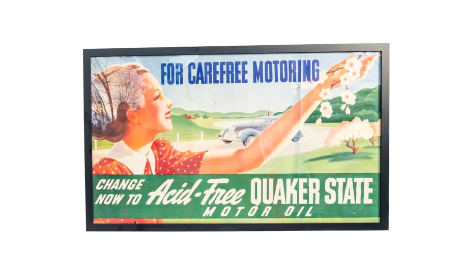 Quaker State Framed Paper Advertisement for Sale at Auction - Mecum ...