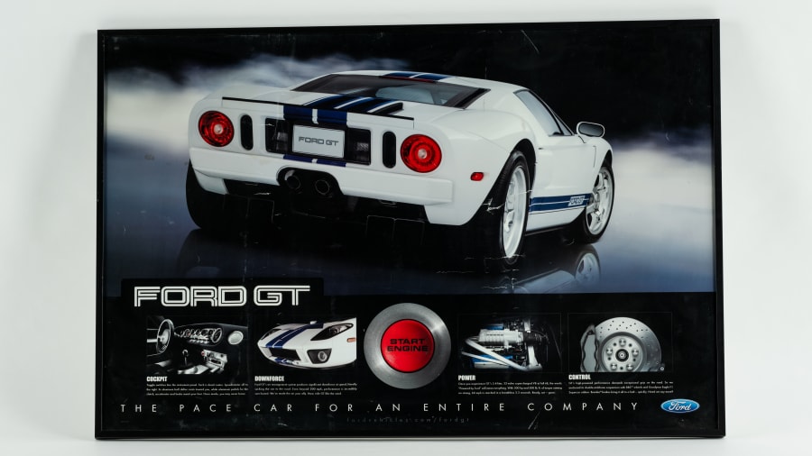 Ford GT Framed Dealership Poster for Sale at Auction - Mecum Auctions