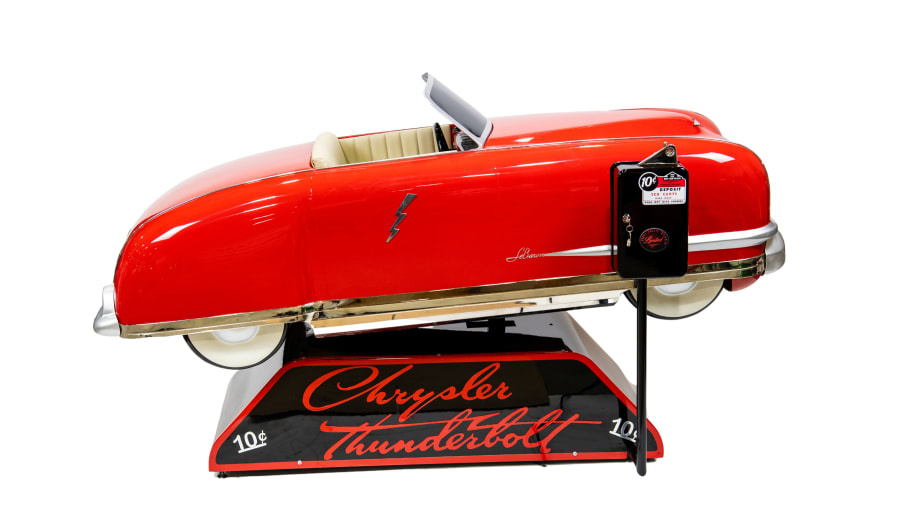 1960s Chrysler Thunderbolt Coin-Operated Kiddie Ride for Sale at Auction - Mecum Auctions